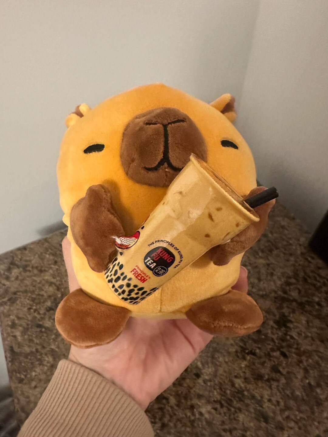Zuru Snackles Capybara Plush With Kung Fu Boba Tea Drink 6 Inch Plush ...