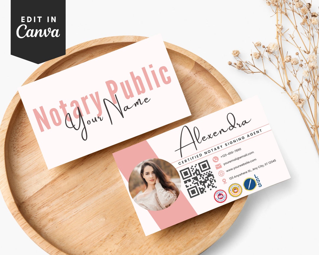 Notary Business Card, Notary Marketing, Notary Signing, Notary Signing ...