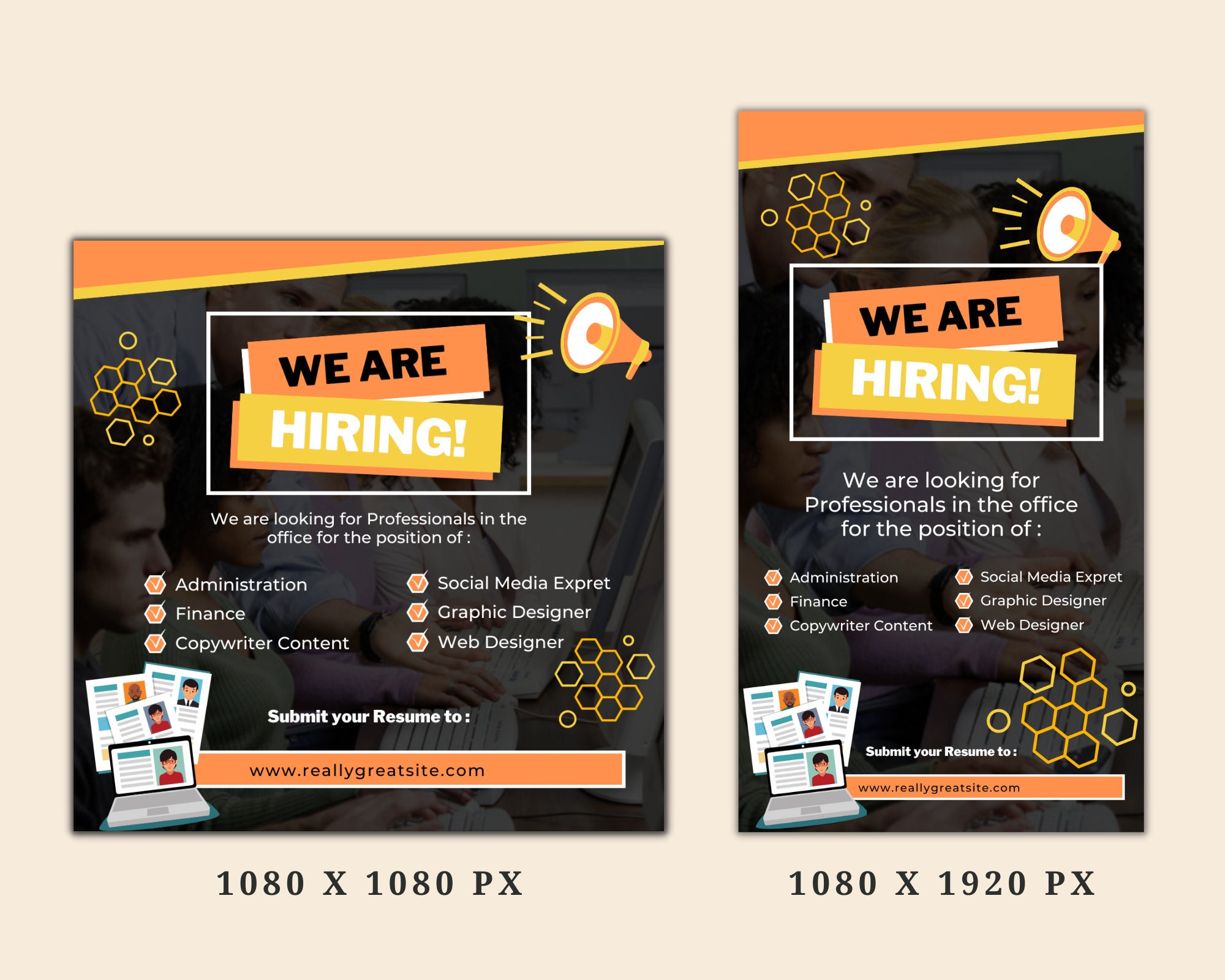 Job Opportunity Flyer Now Hiring Flyer We Are Hiring Hr - Etsy