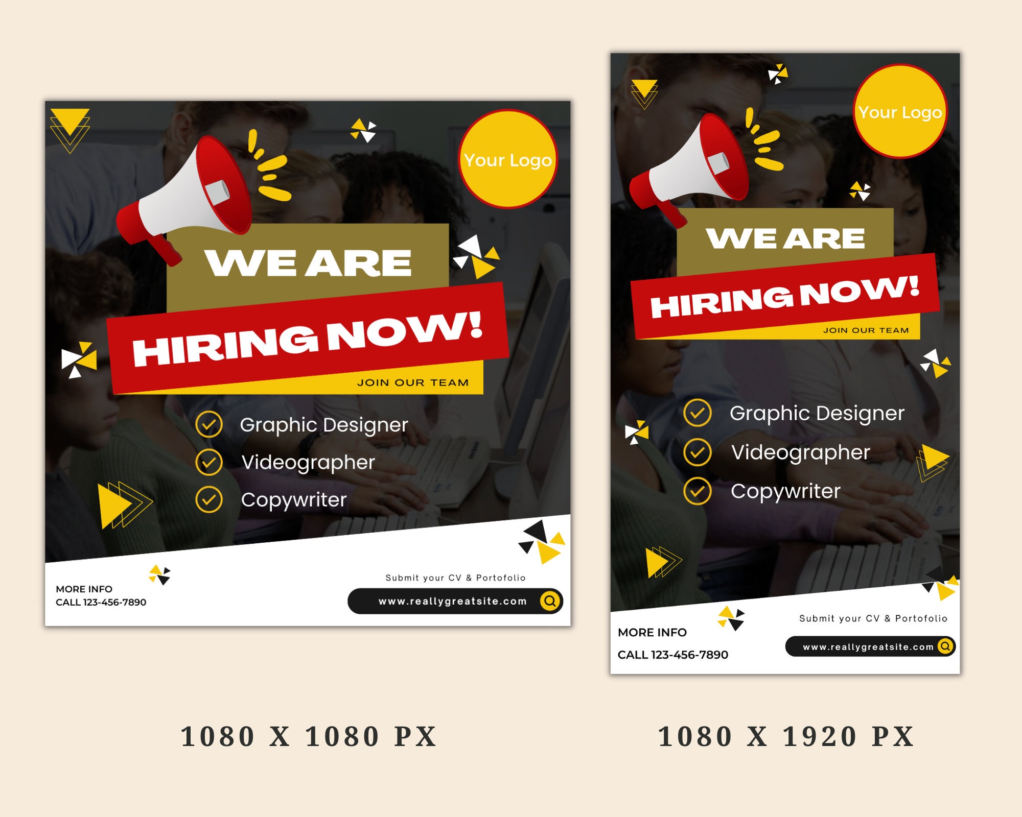 Now Hiring Flyer, We Are Hiring, Job Opportunity, Social Media Poster ...