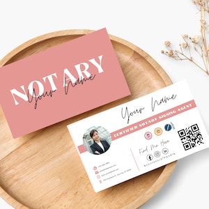 Notary Business Cards,notary Business Card Template,notary Signing ...