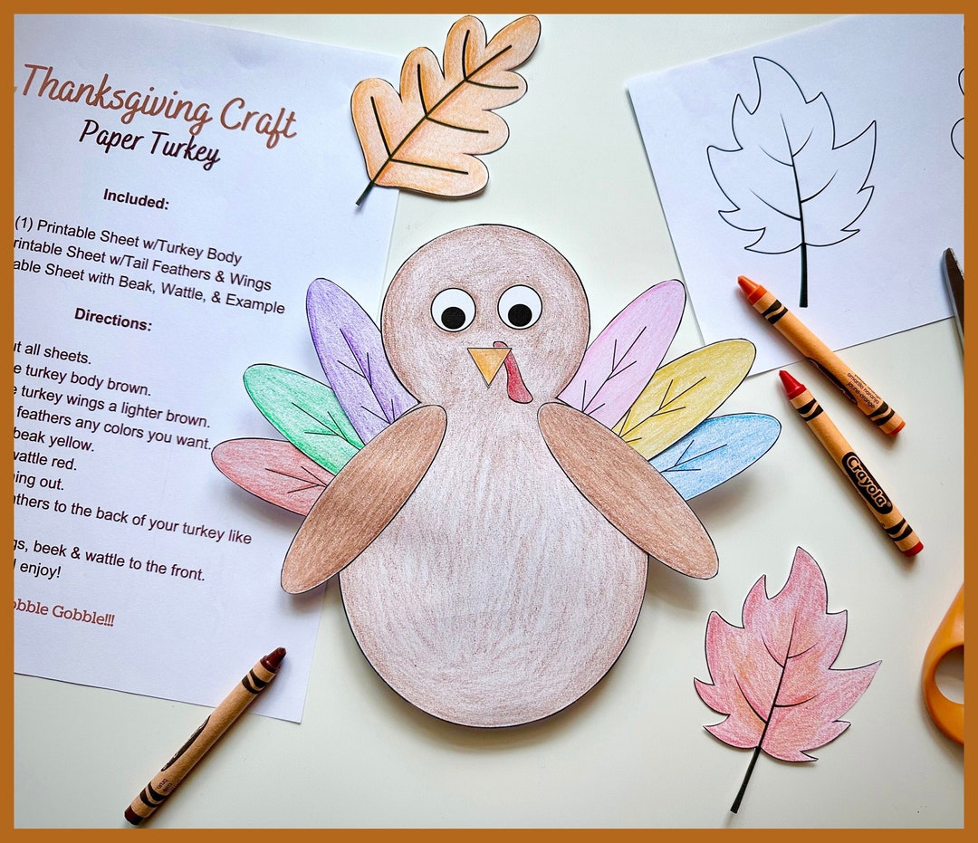 Easy, Last-minute DIY Thanksgiving Turkey Craft - Decorate a Turkey ...