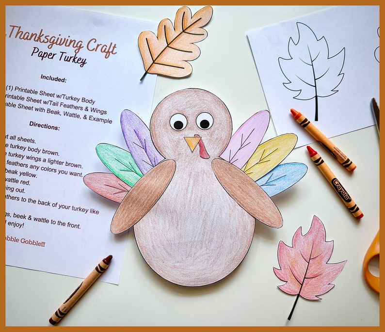 Easy, Last-minute DIY Thanksgiving Turkey Craft - Decorate a Turkey ...