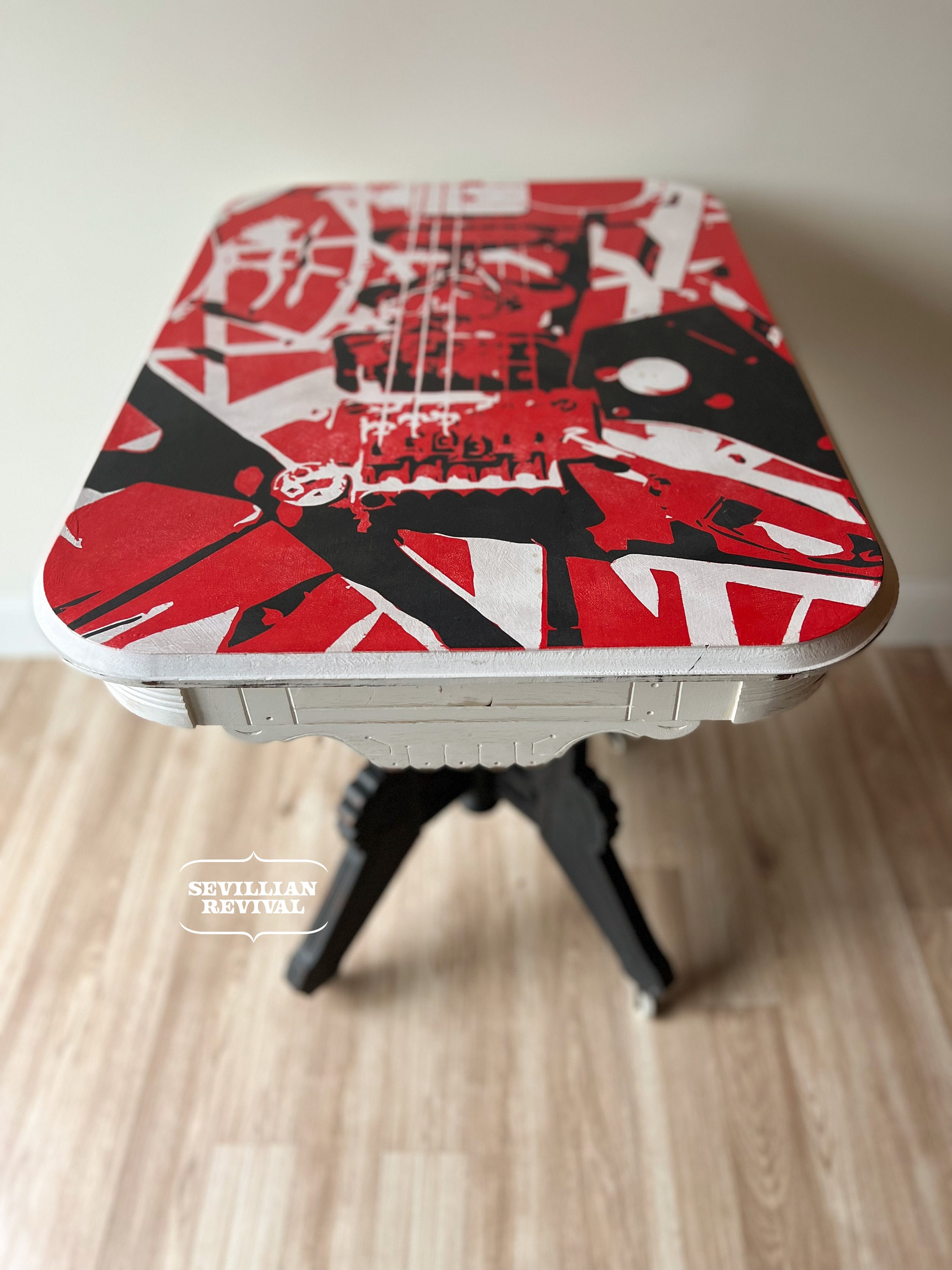 Eddie Van Halen Tribute Table / Collectable EVH Celebration / EVH ...