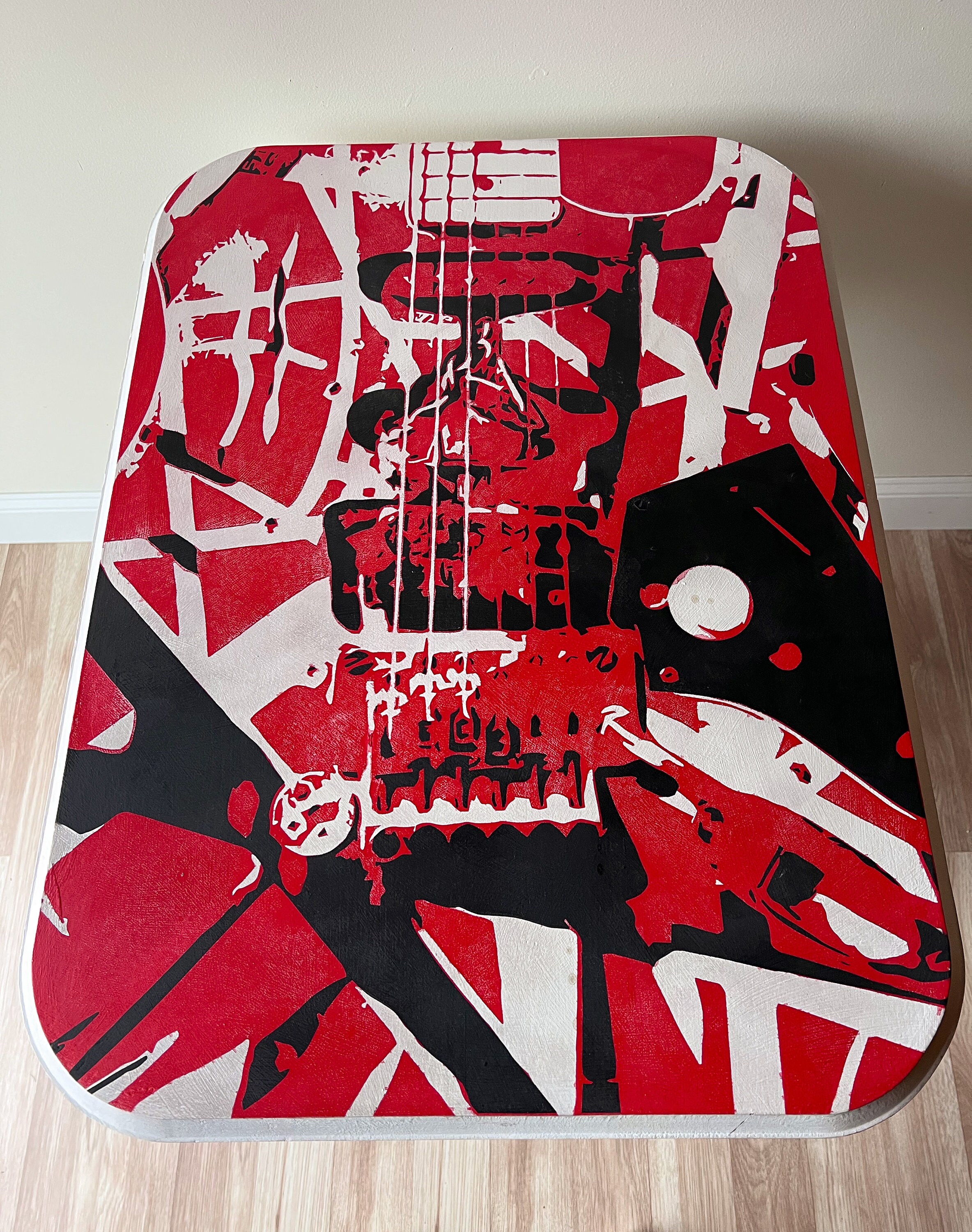 Eddie Van Halen Tribute Table / Collectable EVH Celebration / EVH ...