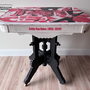 Eddie Van Halen Tribute Table / Collectable EVH Celebration / EVH ...