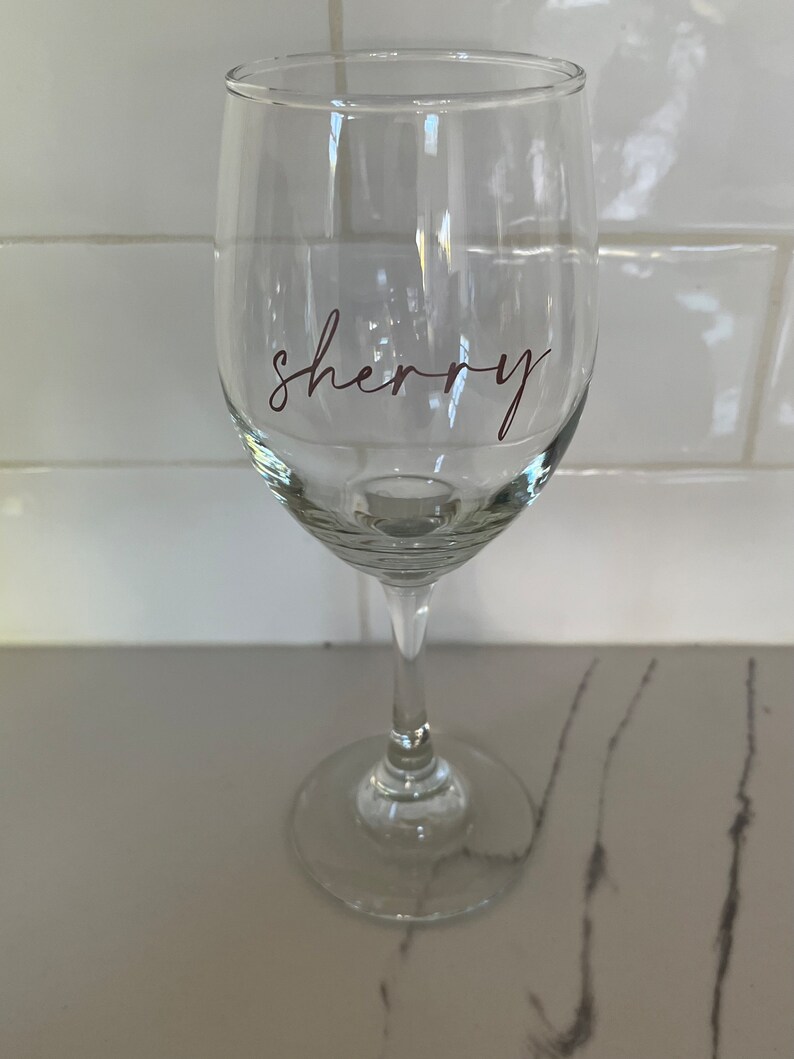 Custom Wine Glass - Etsy