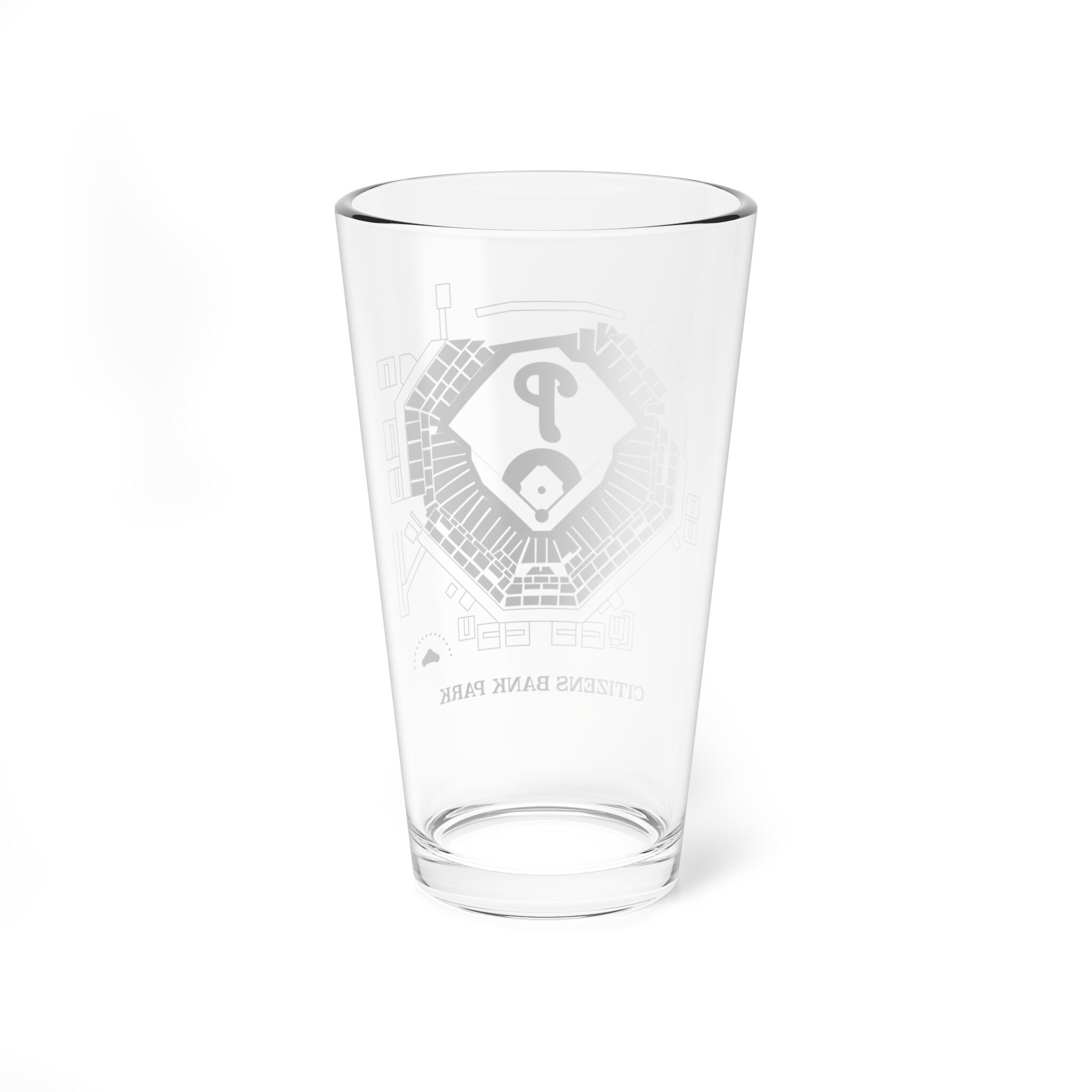 Citizens Bank Park 16 Oz Pint Glass, Philadelphia Phillies, Baseball ...
