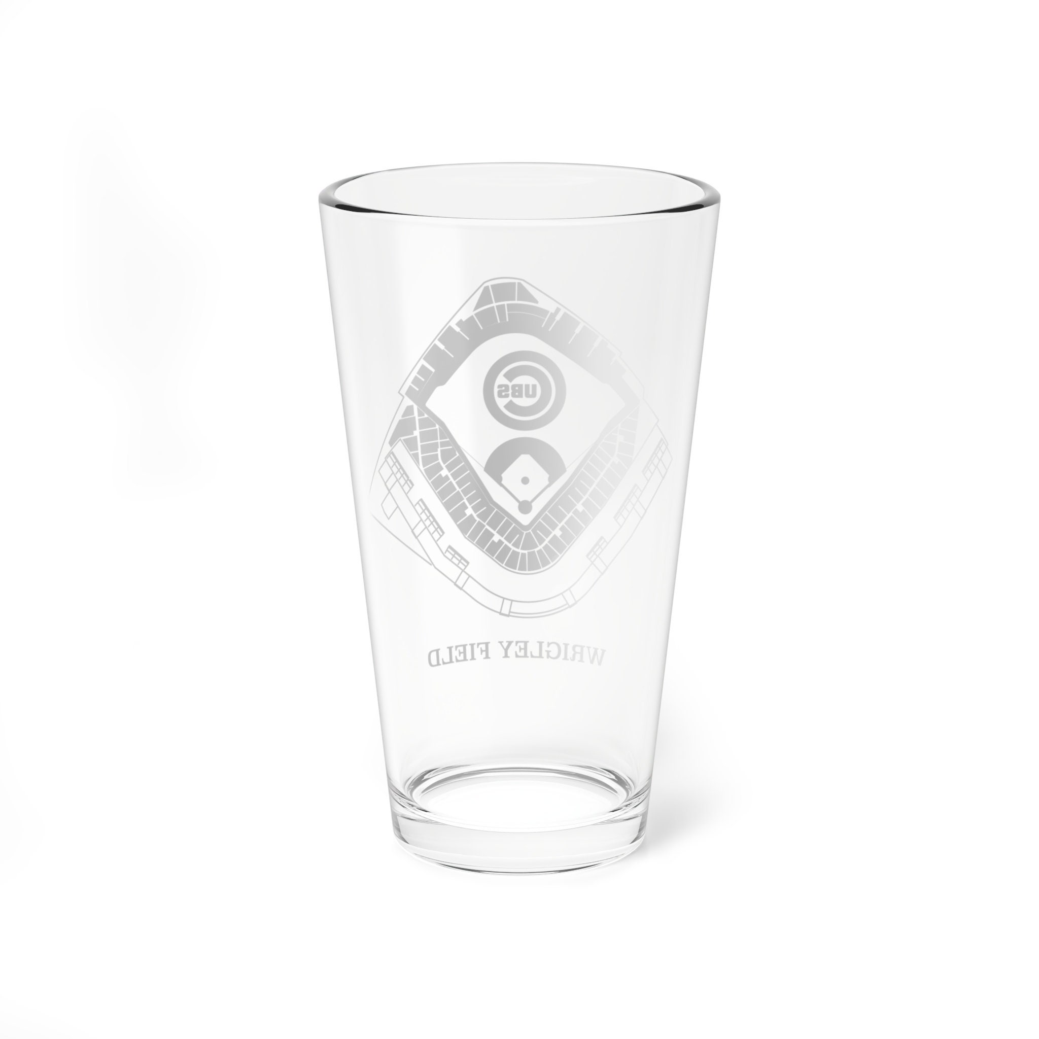 Wrigley Field 16 Oz Pint Glass Chicago Cubs Baseball Pint - Etsy