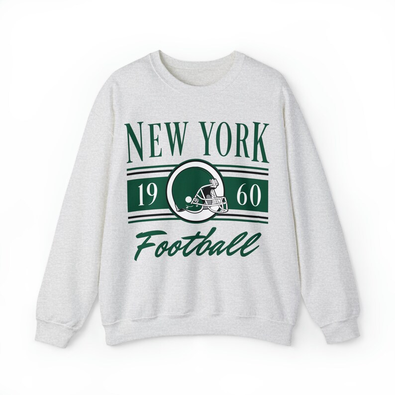 Vintage Style New York Football Sweatshirt New York Jets - Etsy