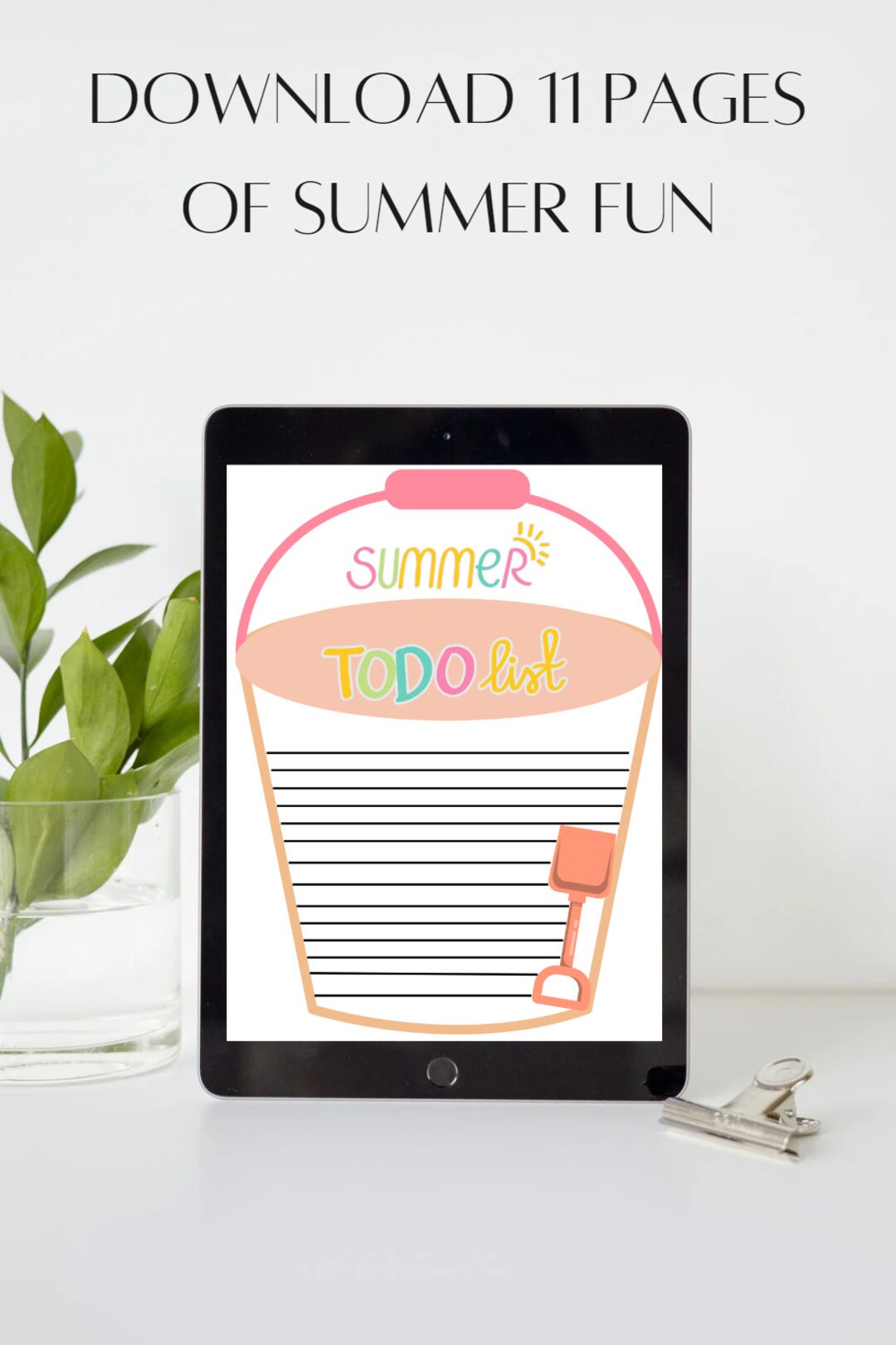 Summer Bucket List Activity Pages for Kids, Kids Activity Pages, Sunmer ...