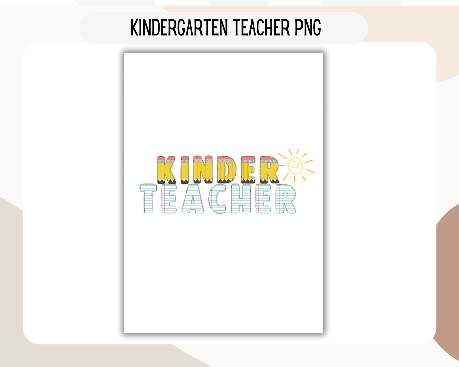 Kindergarten Teacher Png, Kindergarten Teacher Shirt, Kinder Teacher ...