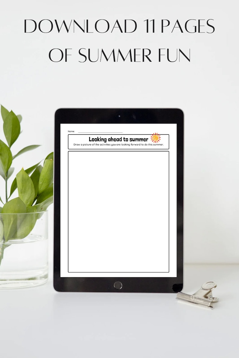 Summer Bucket List Activity Pages for Kids Kids Activity - Etsy