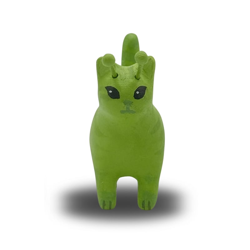 Clay Keychain Alien - Etsy