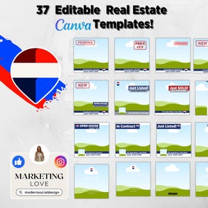 Template REMAX NEW LOGO Social Media - Etsy
