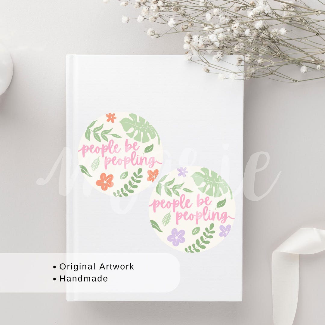 People Be Peopling, Funny Stickers, Plant Stickers, Plant Mom Gift ...