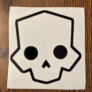 Vinyl Skull Logo Sticker Inspired by Helldivers 2 - Etsy