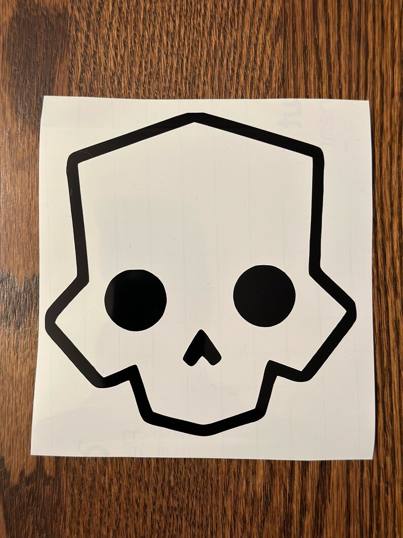 Vinyl Skull Logo Sticker Inspired by Helldivers 2 - Etsy