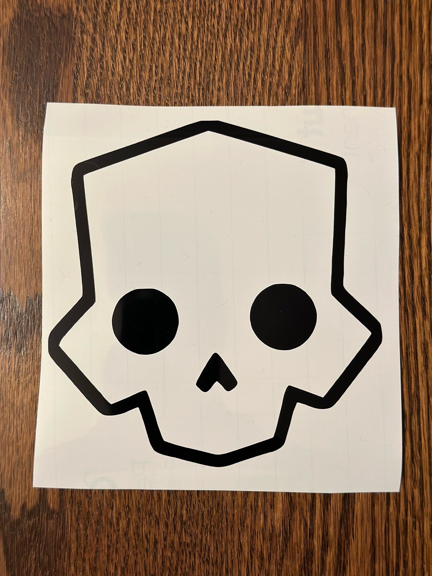 Vinyl Skull Logo Sticker Inspired by Helldivers 2 - Etsy