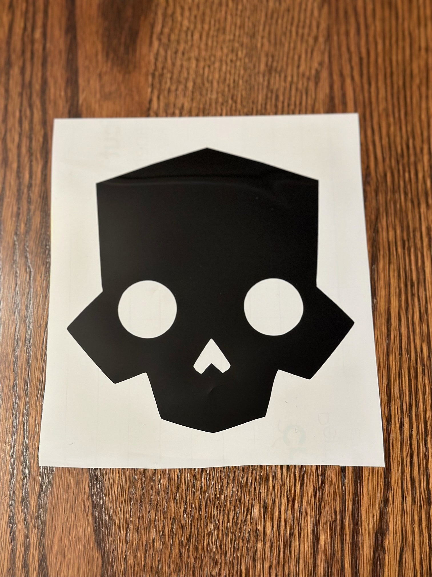 Vinyl Skull Logo Sticker Inspired by Helldivers 2 - Etsy