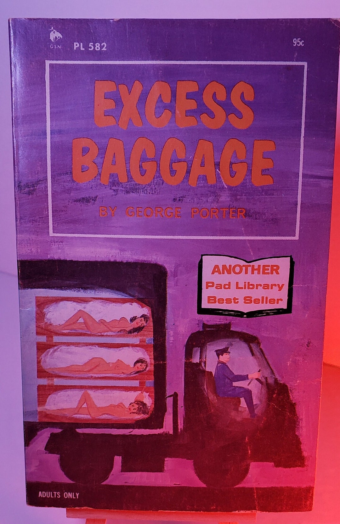 Excess Baggage by George Porter 1967 Paperback Sleazy Pulp Fiction Smut ...