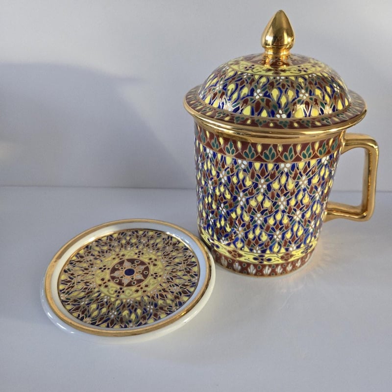 Benjarong Set - Etsy