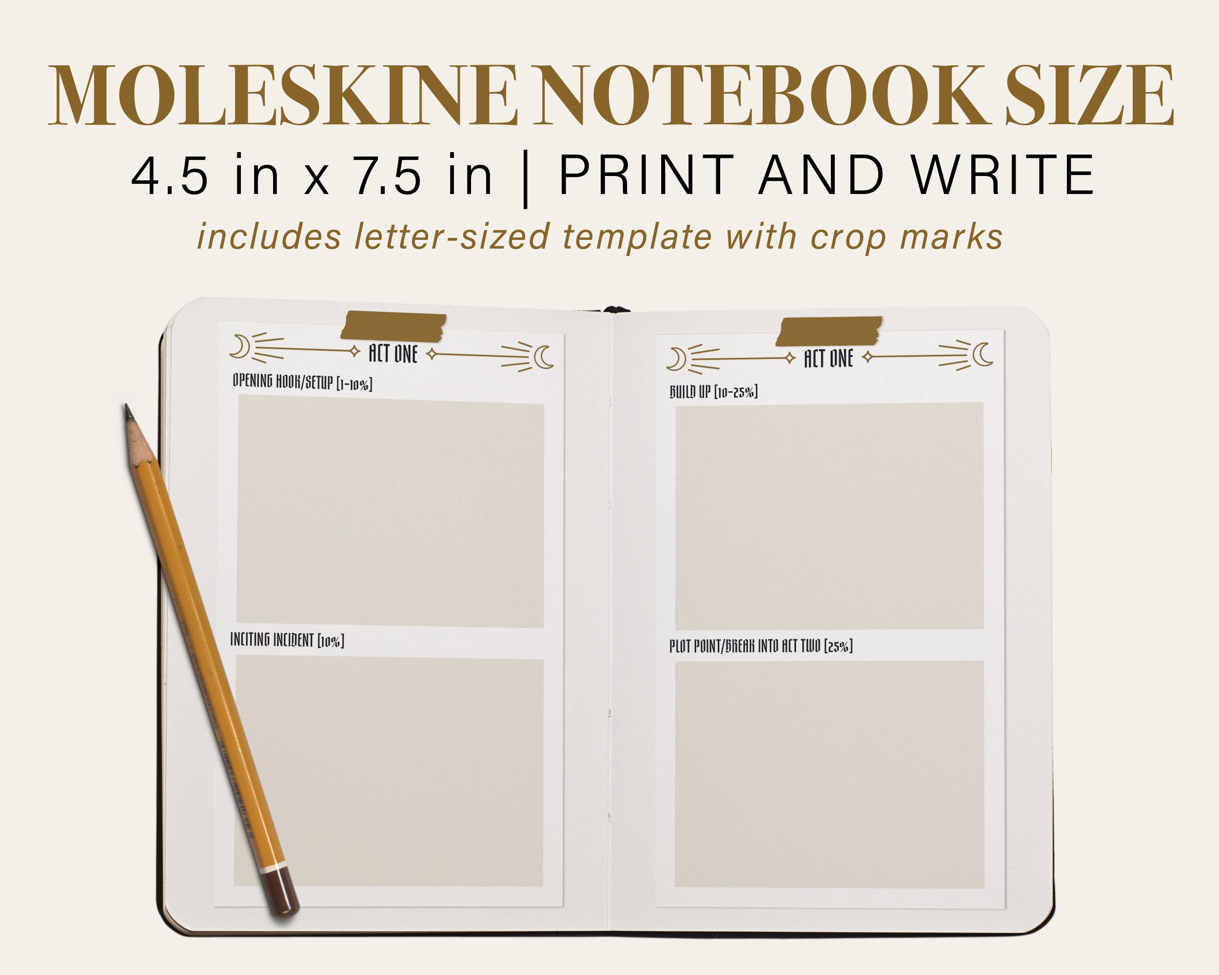 Story Structure Novel Writing Outline | Digital Printable Template ...
