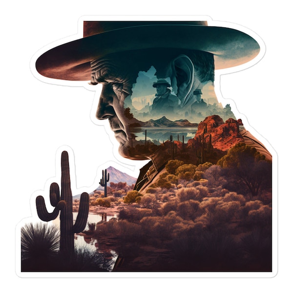 John Wayne Sticker - Etsy