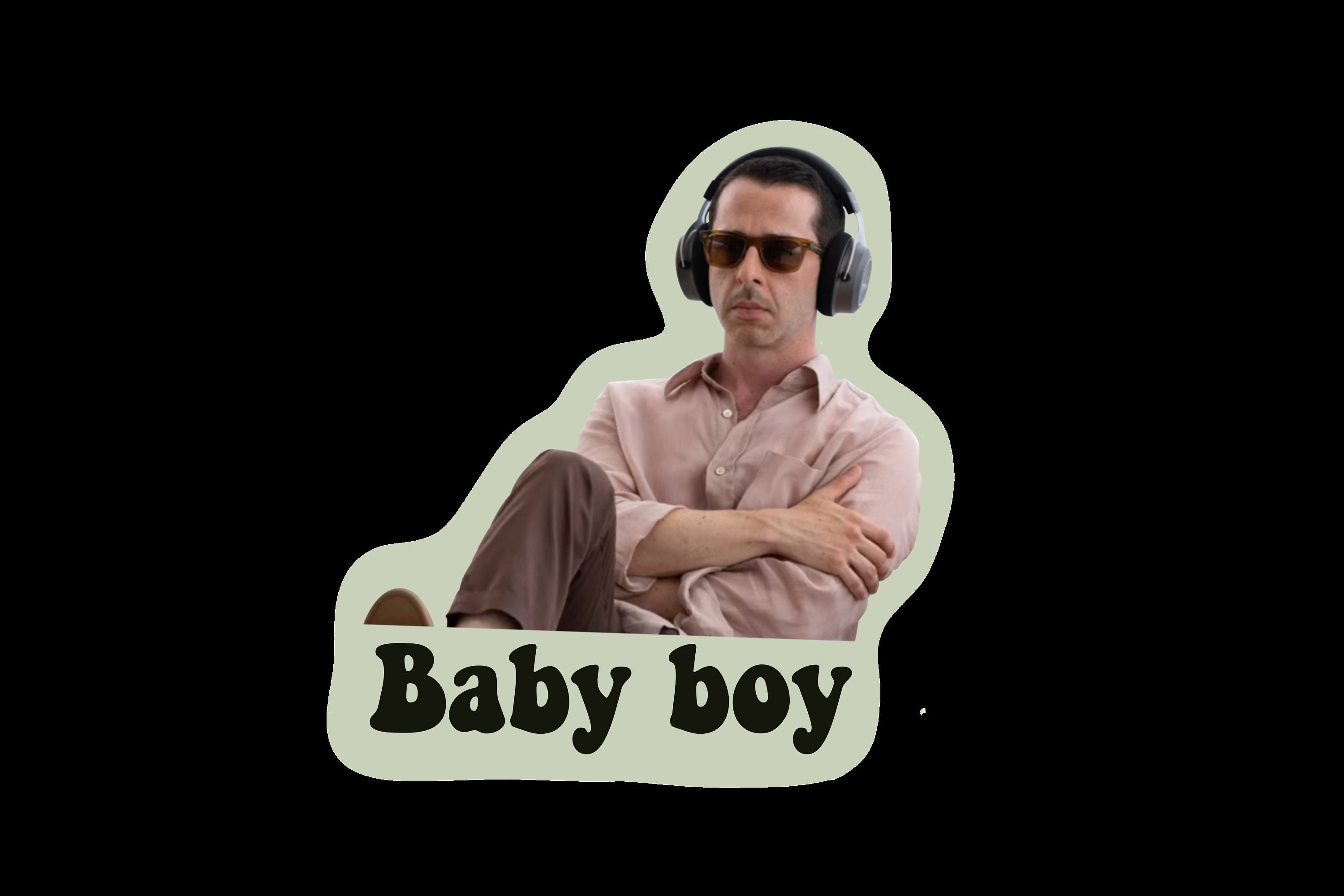 Succession Kendall Roy Baby Boy Sticker Design With Ipad - Etsy