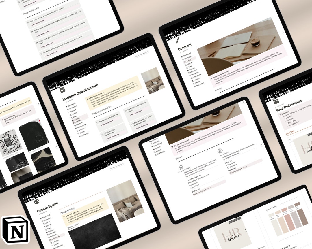 Client Onboarding Notion Template Client Portal, Graphic Designers ...