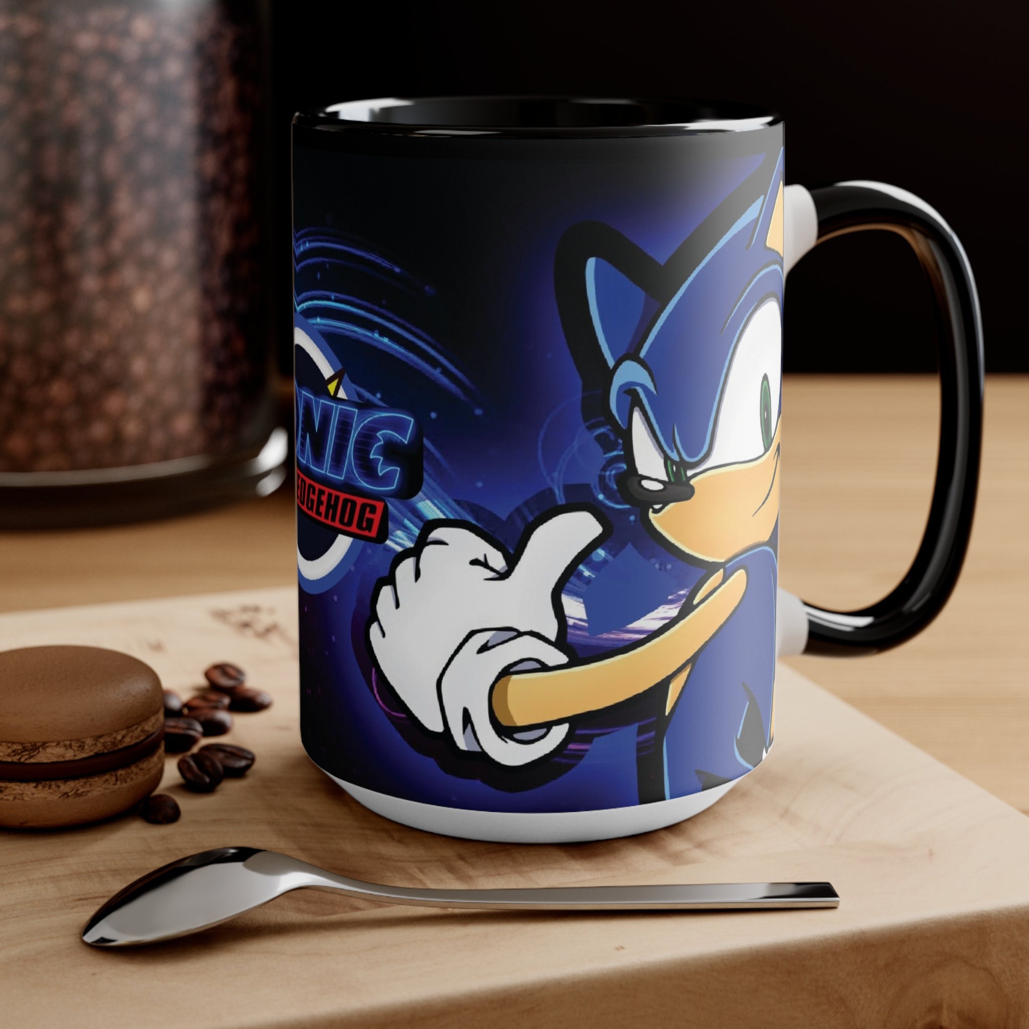 Sonic the Hedgehog Retro Mug - Etsy