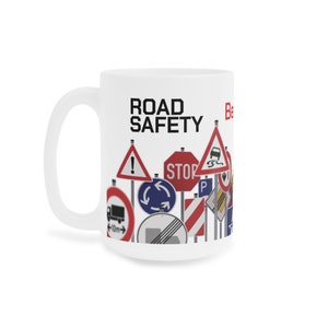 Traffic Sign Coffee Mug – Unique Ceramic Mug for Gamers | 11oz - 15oz ...