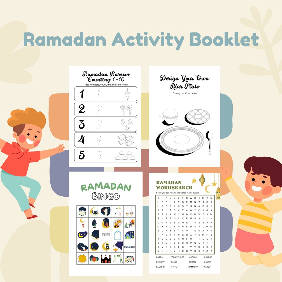 Ramadan Activity Printable, Eid Activities, Ramadan Activity Book ...