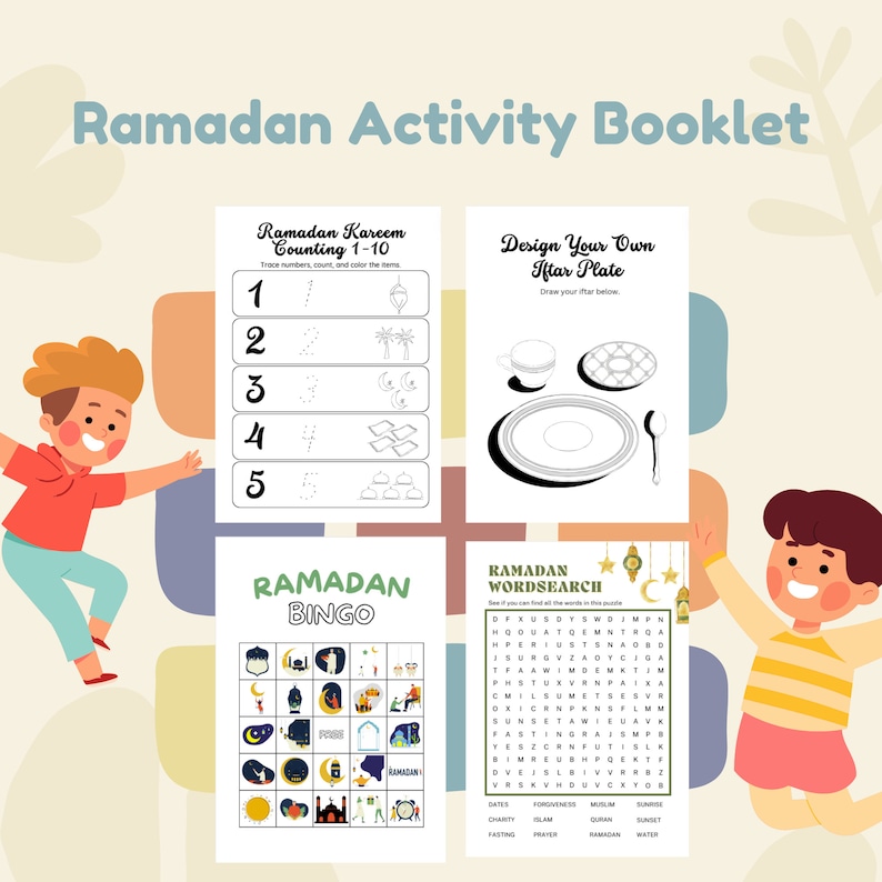 Ramadan Activity Printable, Eid Activities, Ramadan Activity Book ...