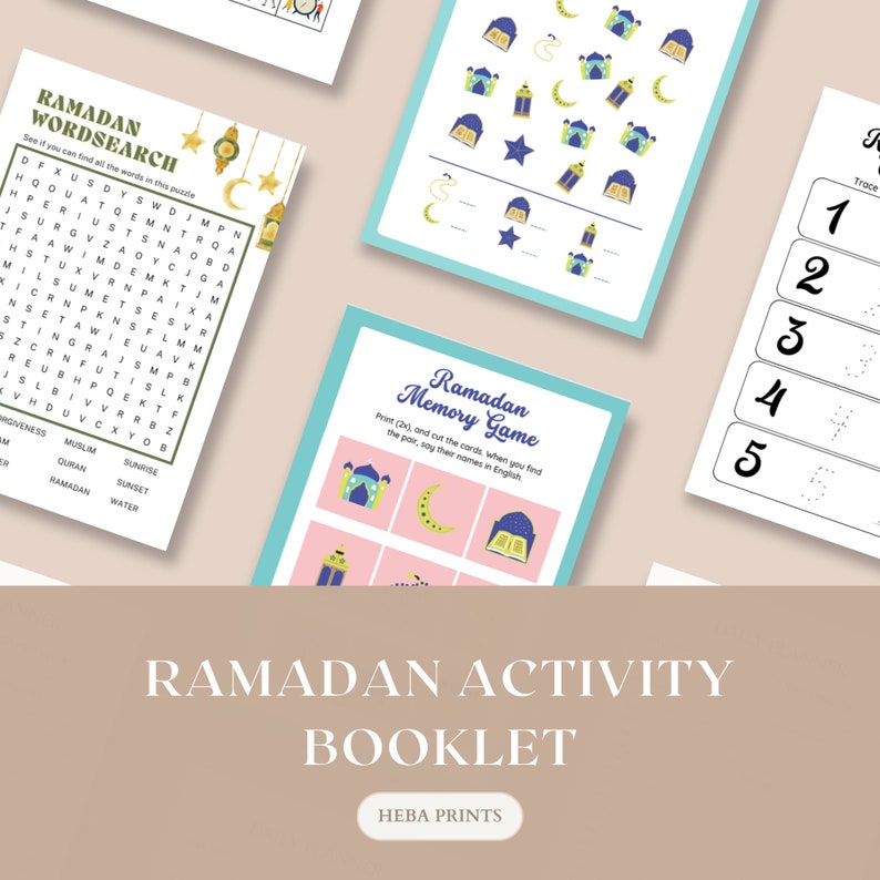 Ramadan Activity Printable, Eid Activities, Ramadan Activity Book ...