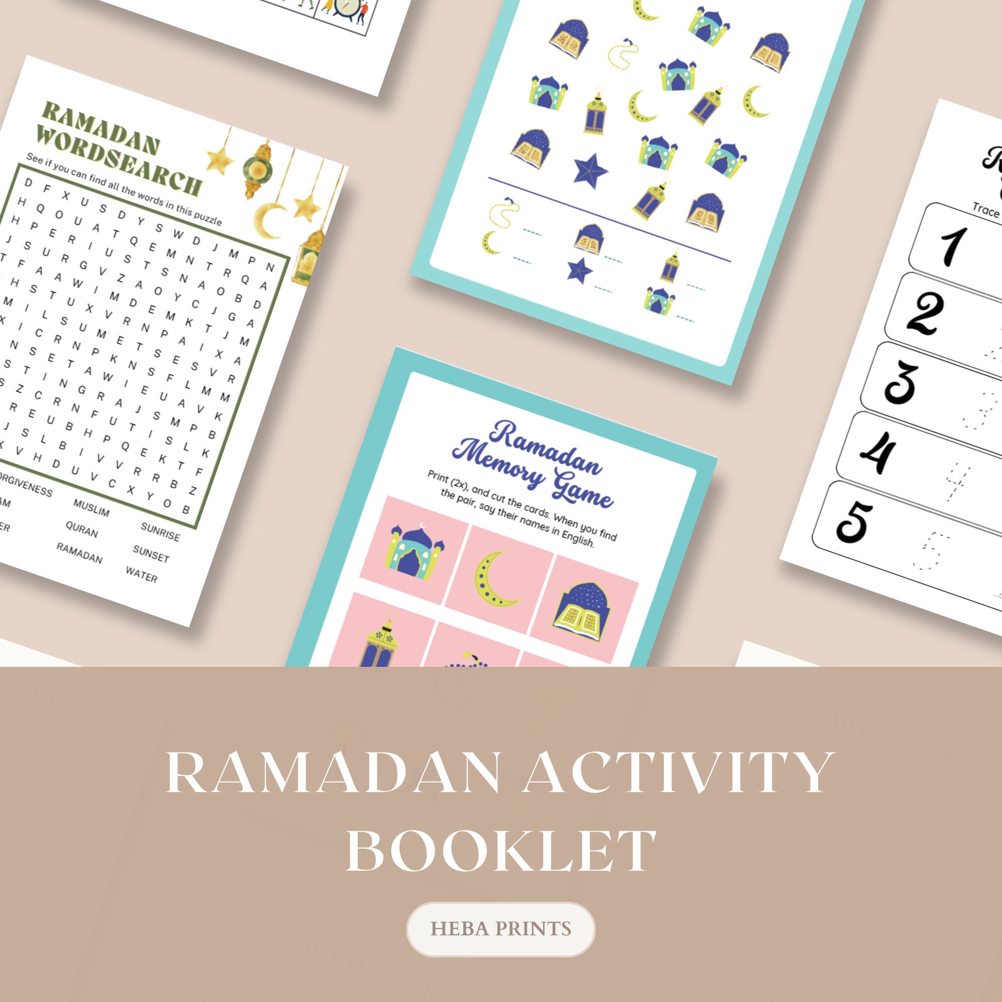 Ramadan Activity Printable, Eid Activities, Ramadan Activity Book ...
