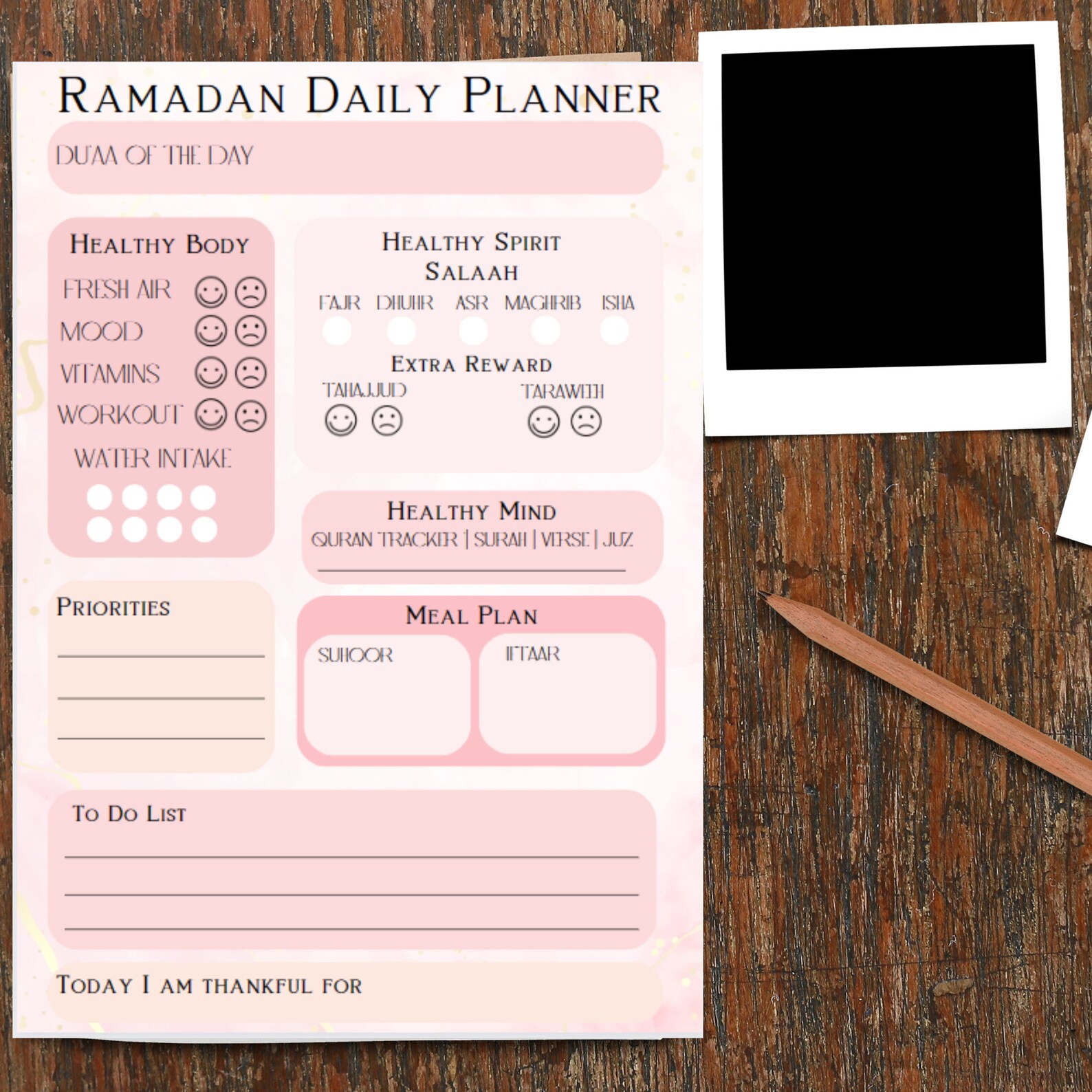 Printable Ramadan Planner, Ramadan Organiser, Ramadan Checklist, Muslim ...
