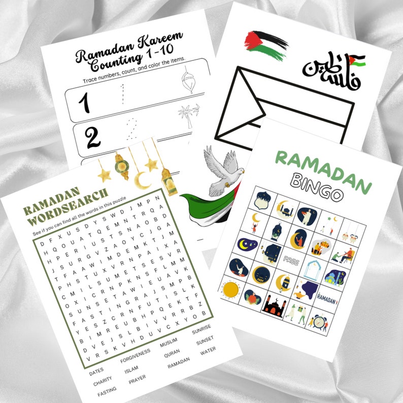 Ramadan Activity Printable, Eid Activities, Ramadan Activity Book, Ramadan Printable, Eid ...