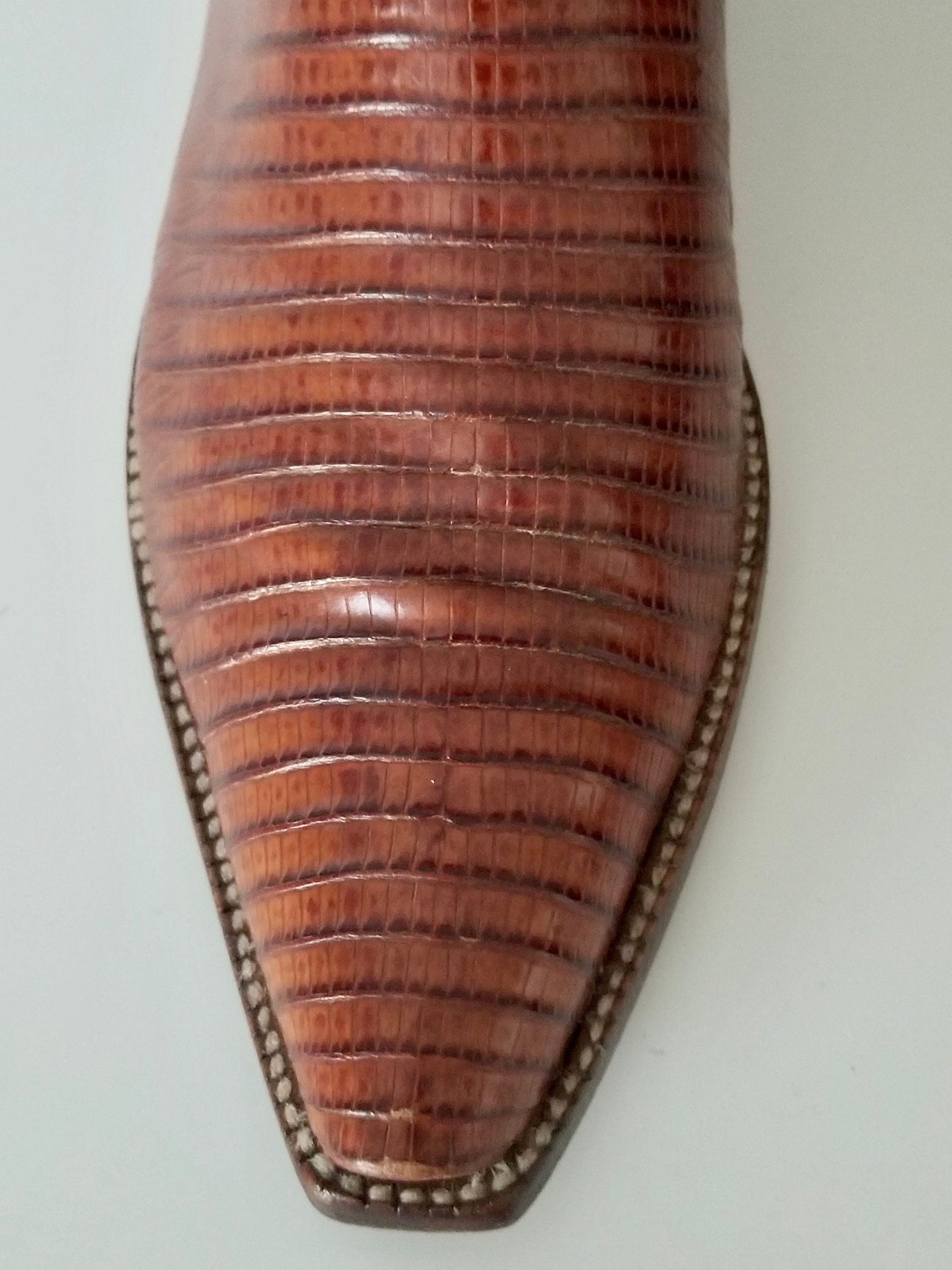 Handmade Teju Lizard Cowboy Boots - Etsy
