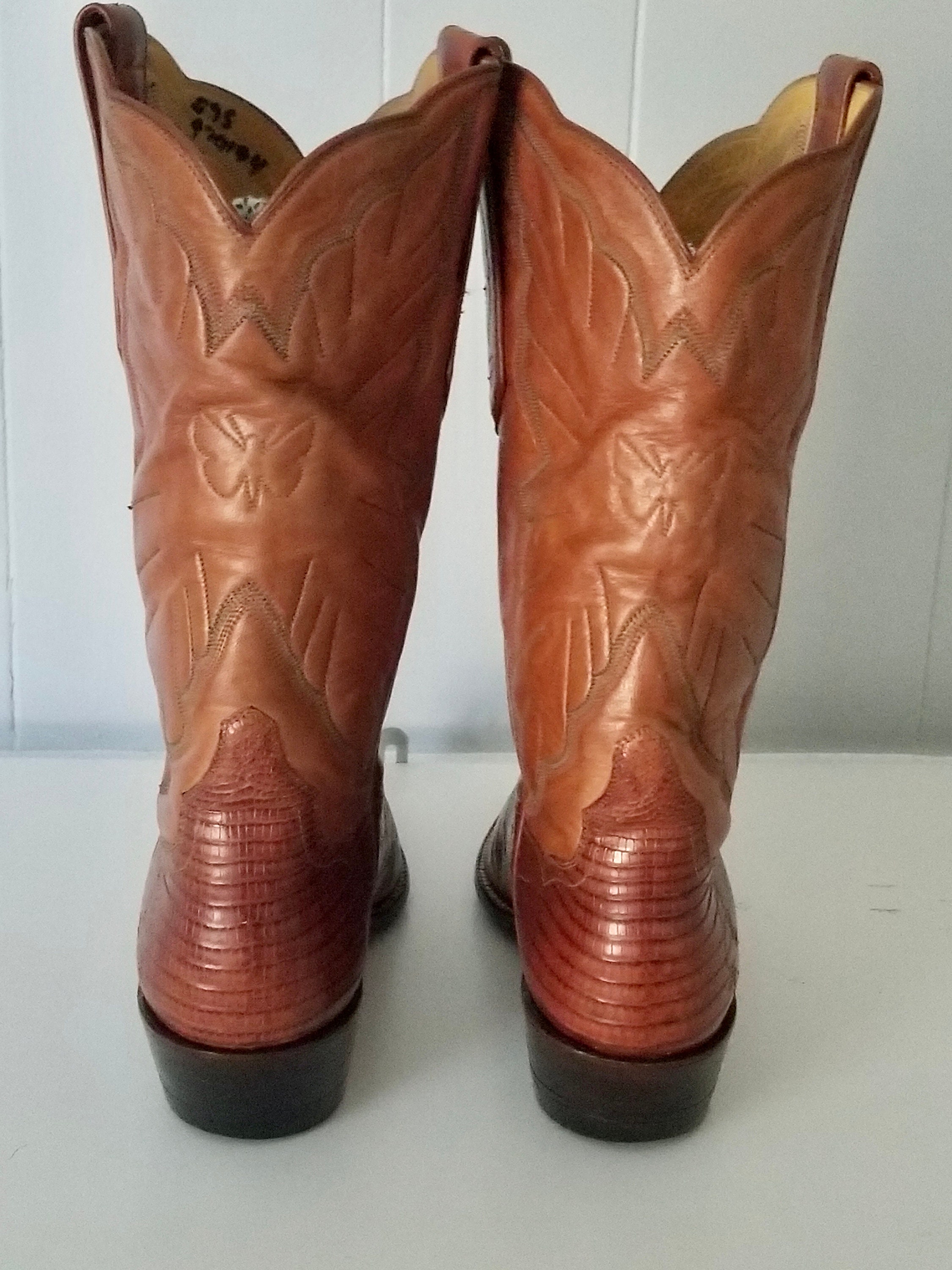 Handmade Teju Lizard Cowboy Boots - Etsy