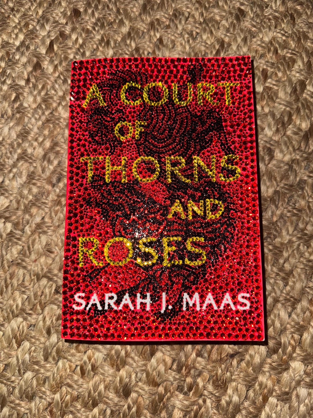 Custom Bedazzled Book Cover and Spine - ACOTAR - Etsy