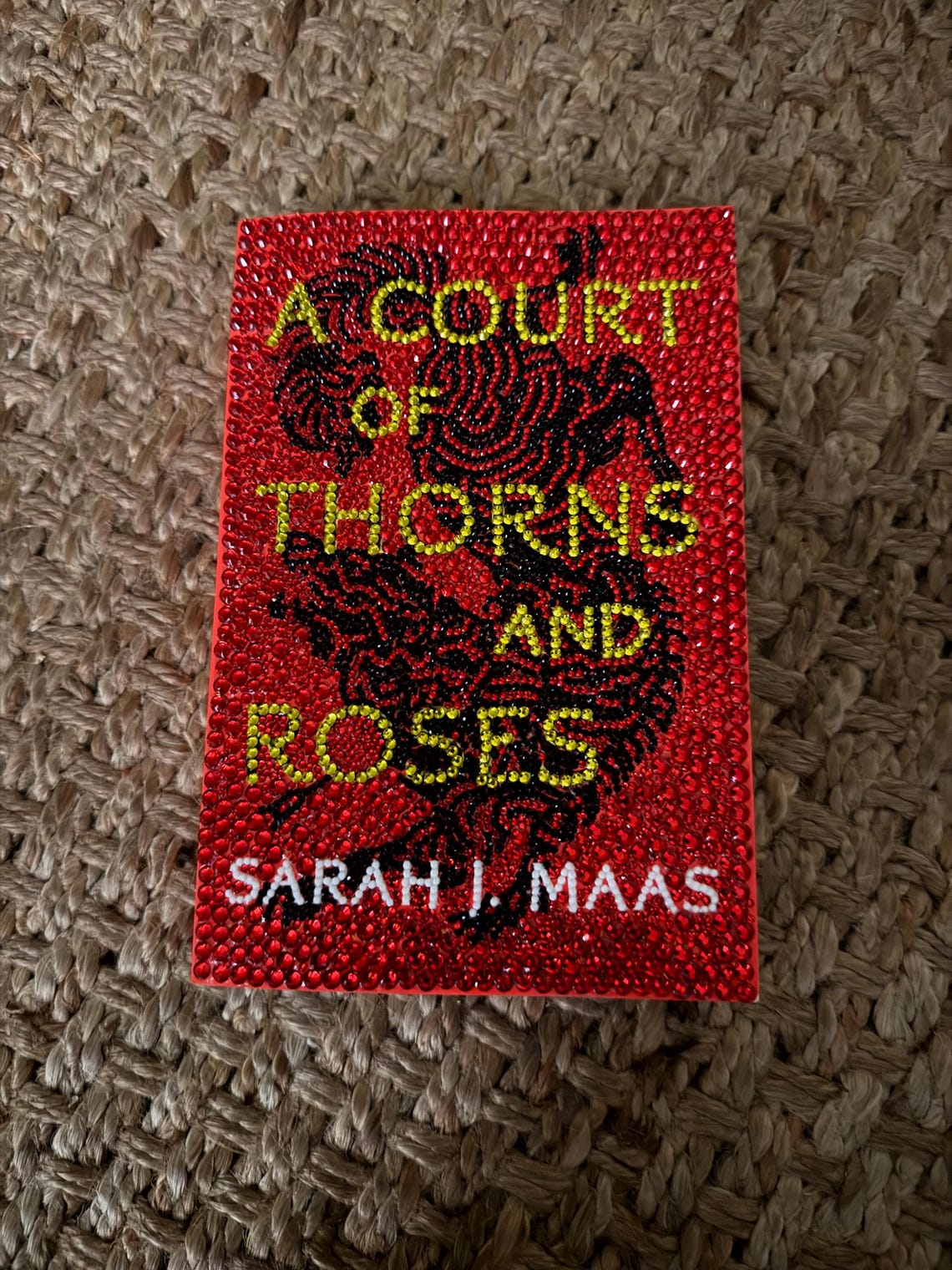 Custom Bedazzled Book Cover and Spine - ACOTAR - Etsy