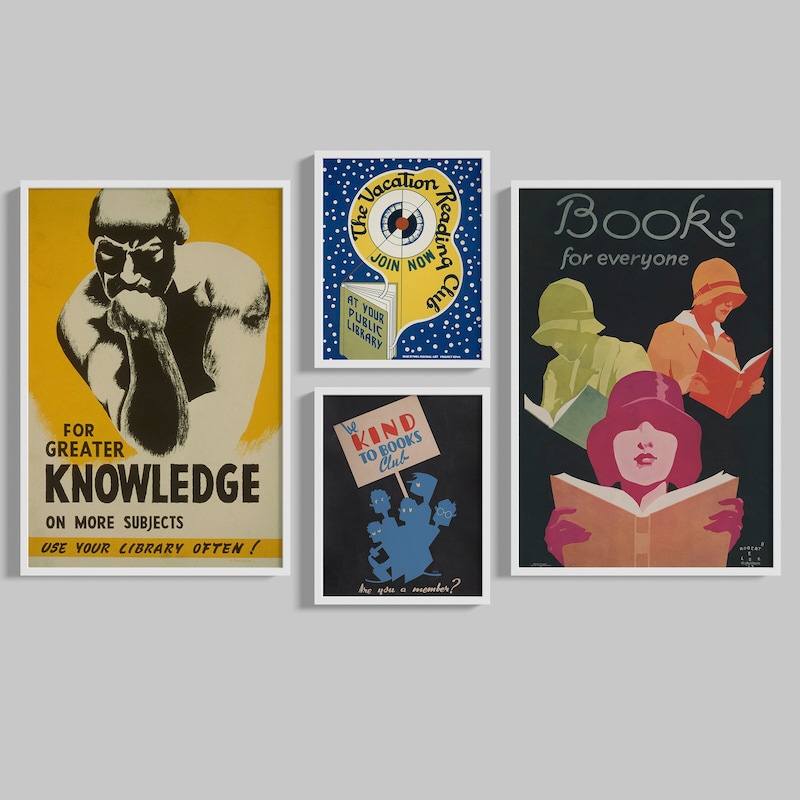 Library Week Poster - Etsy