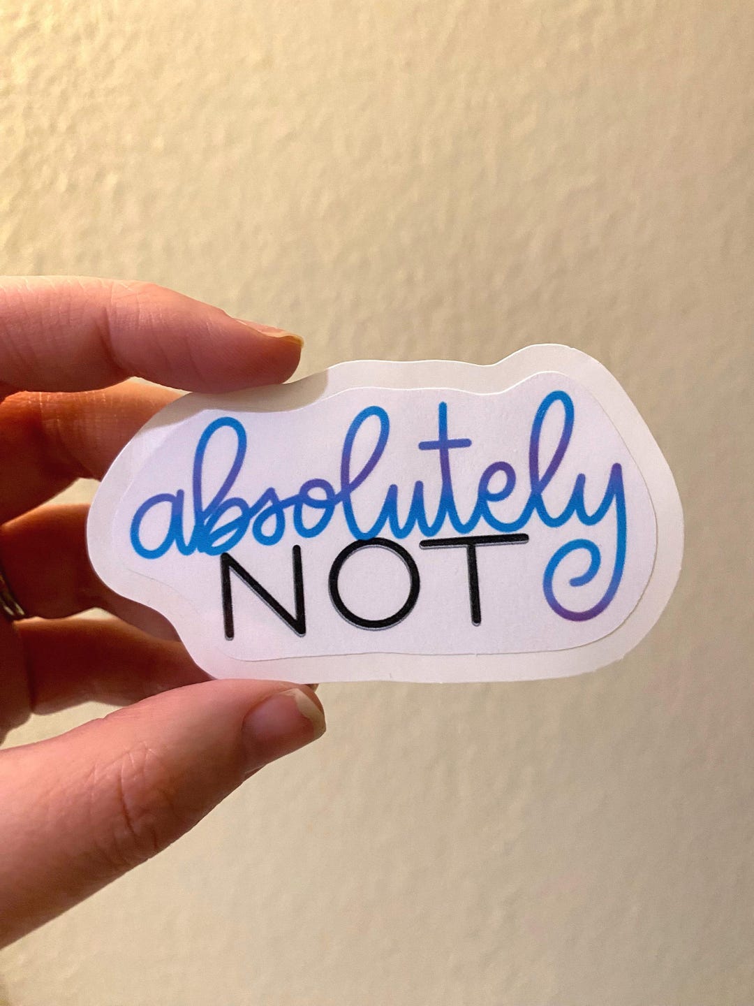 Absolutely Not Relatable Sticker - Etsy