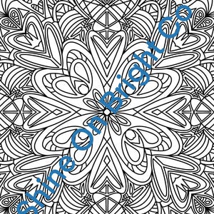 Mindfulness Coloring Sheets (downloadable) - Etsy