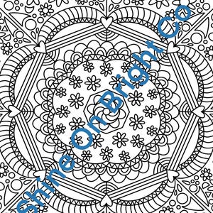 Mindfulness Coloring Sheets (downloadable) - Etsy