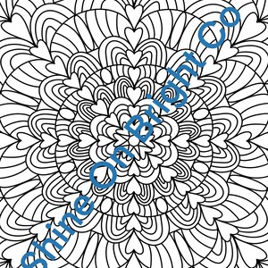 Mindfulness Coloring Sheets (downloadable) - Etsy
