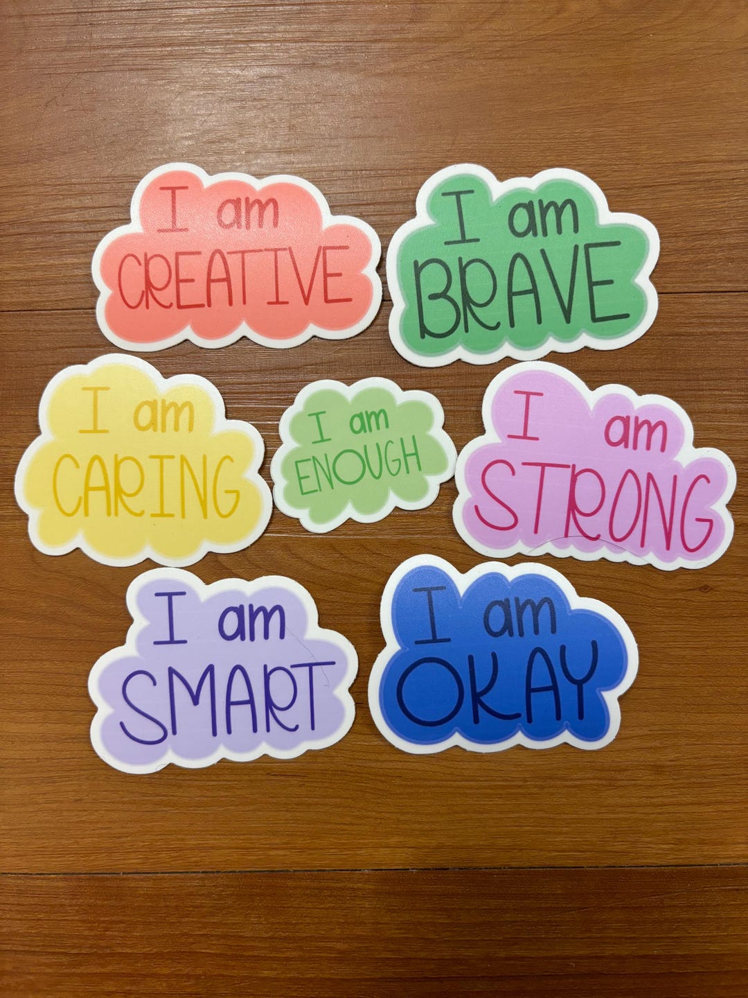I Am Affirmation Sticker Pack (includes 7 Stickers) - Etsy