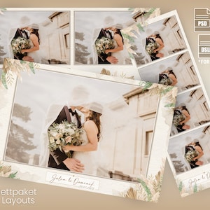 Wedding Photo Booth Template, Package 4x6/10x15, Personalized bohoo ...