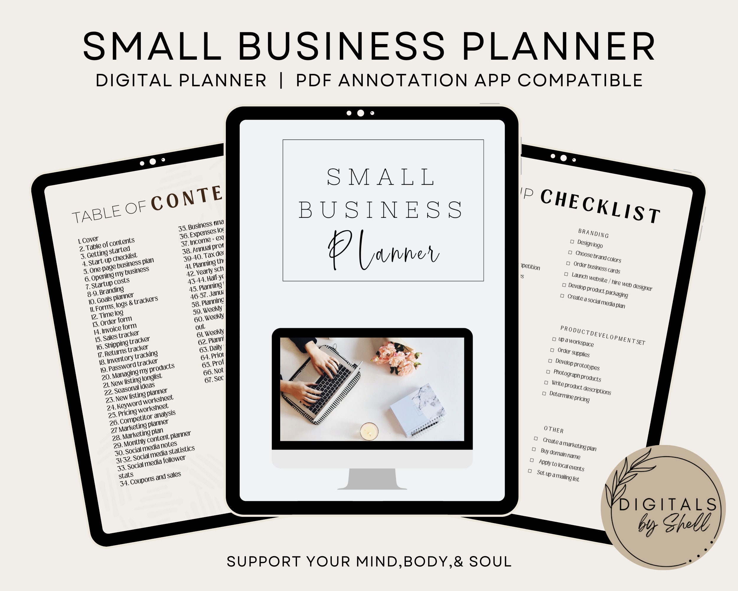 Small Business Planner, Printable Planner, Digital Planner, Small ...